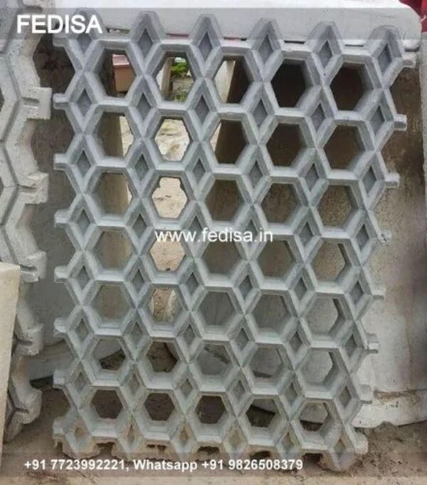 Cement jali partition simple home front design home color outside