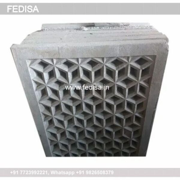 RCC Cement Jali house front design villa planning design